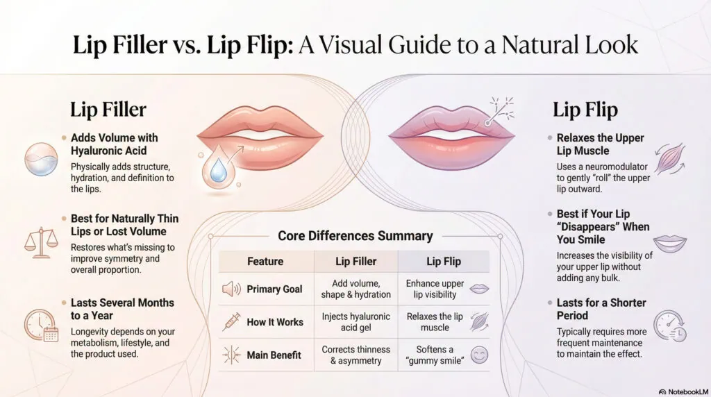 Lip Filler vs Lip Flip: Which Gives a More Natural Look? - Siam Clinic ...